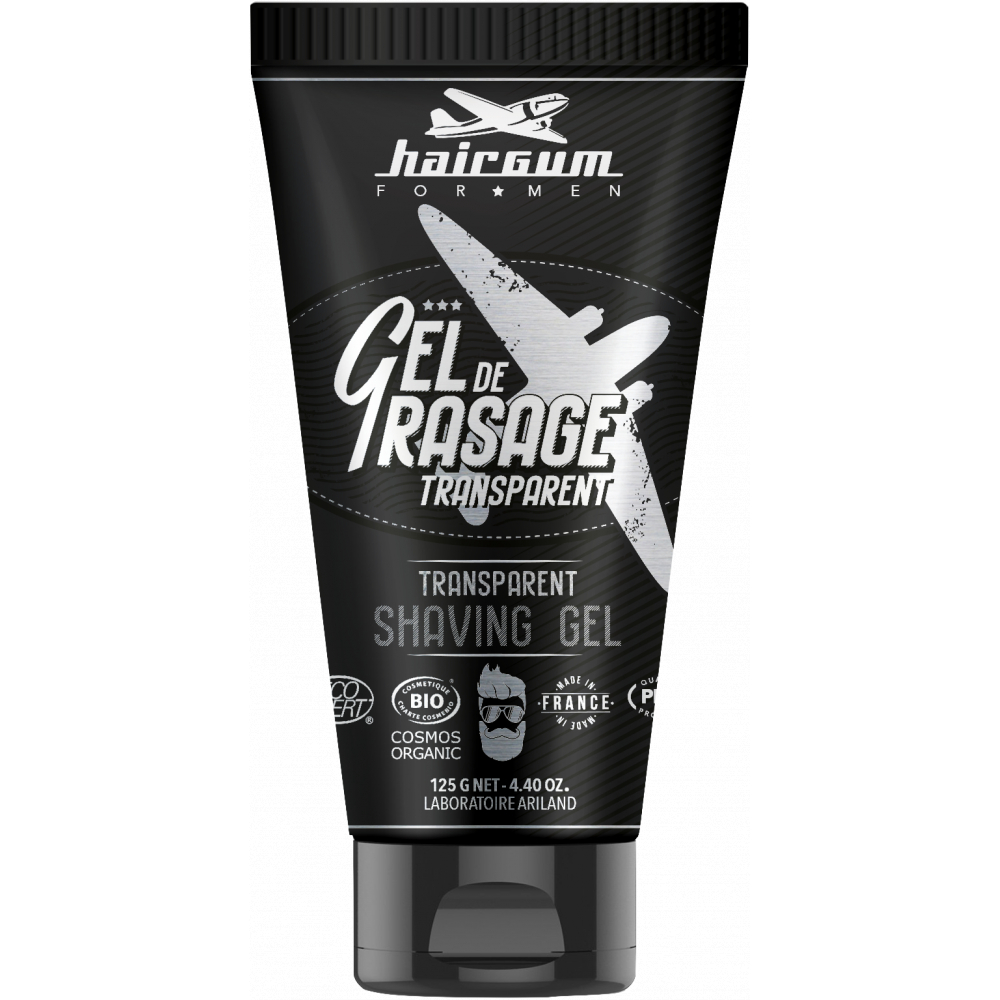 Gel de rasage Transparent Hairgum For Men - chronocoif.fr